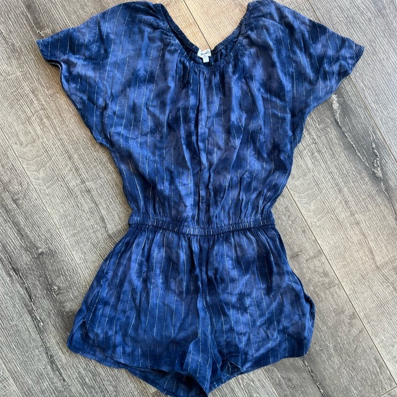 Splendid | Bottoms | Splendid Girls Blue Romper Size 2 | Poshmark